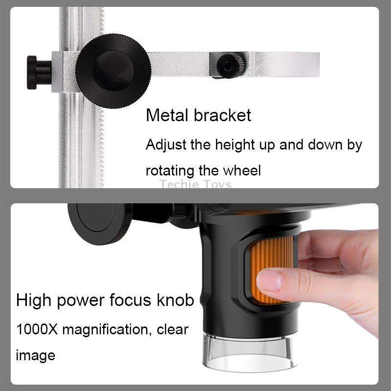 Microscopes - 1000X 9-Inch HD Circuit PCD Board Inspection And ...