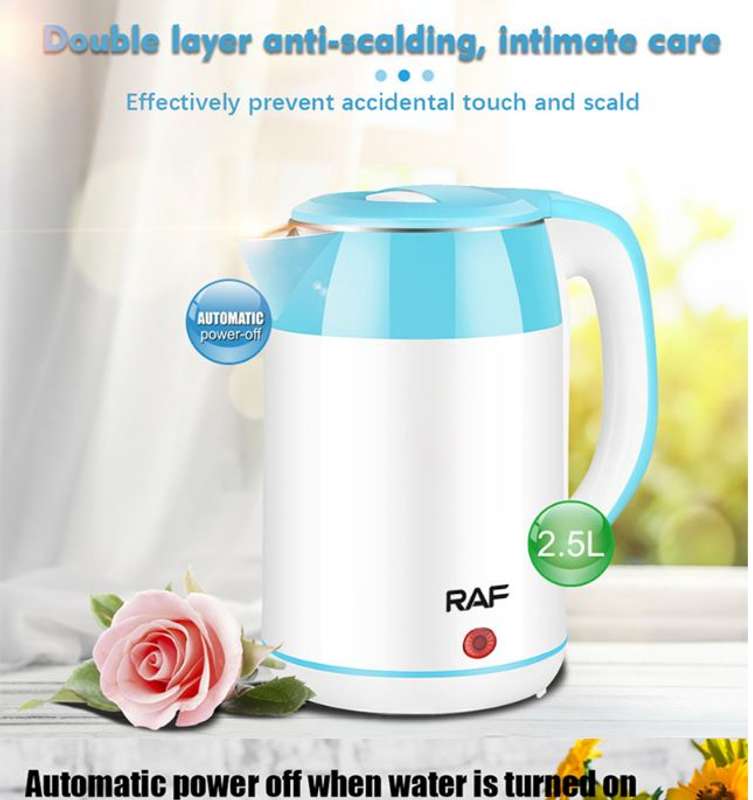 Kettles - RAF R.7876 Stainless Steel Electric Kettle 2000W 2.5L for ...