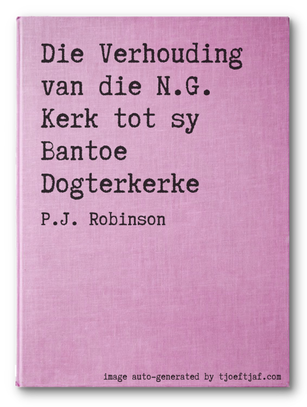 Philosophy, Religion & Spirituality - Die Verhouding van die N.G. Kerk ...