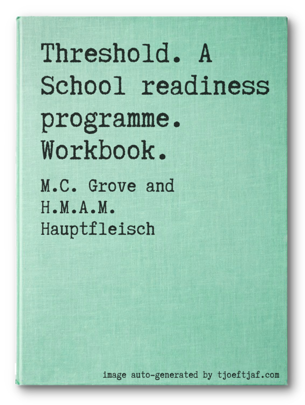 Afrikaans - Threshold. A School readiness programme. Workbook. was sold ...