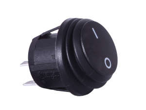 Splitters & Switches - Waterproof Round Rocker Switch without light for ...