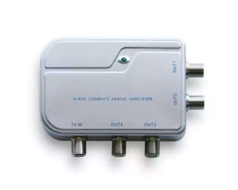 Hubs & Switches - 4 Way Powered Active RF Splitter / Compact Aerial ...