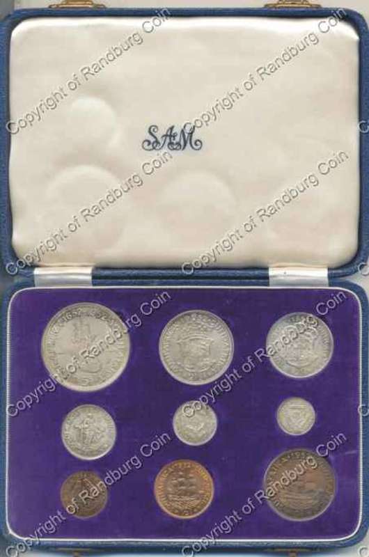Proof Sets - *#* 1952 SA Short Proof Set in Original SA Mint box ...