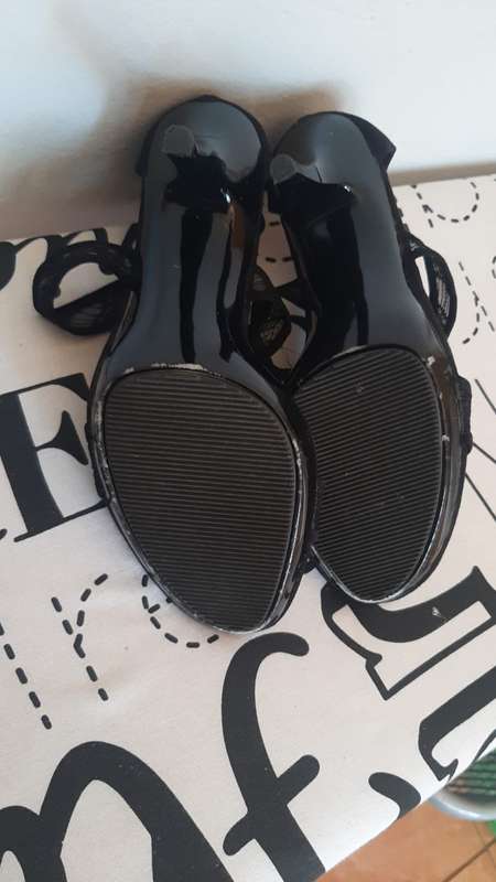 Heels Size 6 Brand Foschini Stiletto Black Sandals Womens Shoes Was Listed For 15000 On 11
