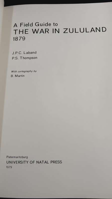 Books - A field guide to the war in Zululand, 1879 was sold for 100.00 ...