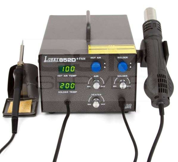 Soldering - Hot Air Soldering Station Lukey 852D+FAN was listed for 1,590.00 on 11 Oct at 14:16 ...
