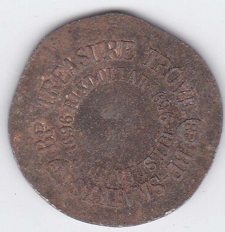 Tokens - BP TREASURE TROVE/BP SKATKIS RIXDOLLAR 1696 TOKEN was sold for 6.00 on 11 Jan at 21:04 ...
