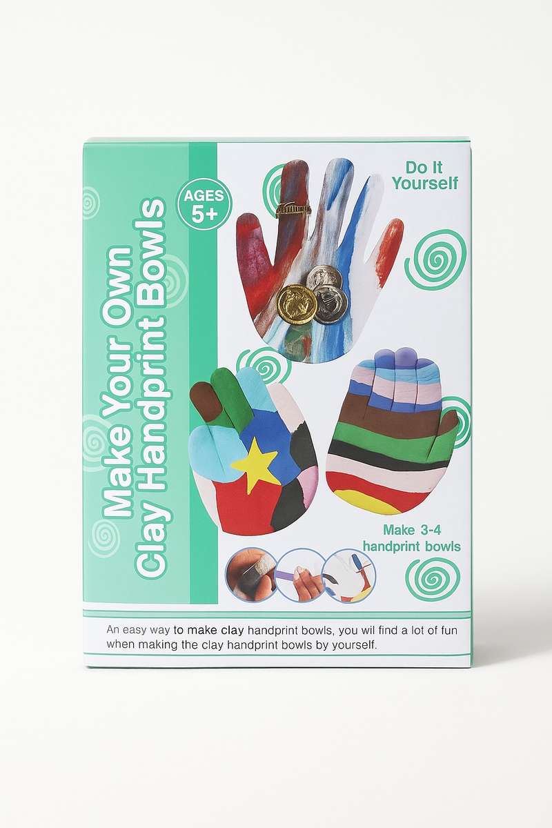 Handprint Kits - Make Your Own Clay Handprint Bowls Kit for sale in ...