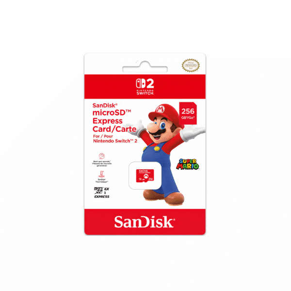 Memory Cards - SanDisk microSD Express card 256GB for Nintendo Switch 2 ...