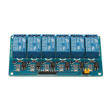 Relays - 6 Channel 24V Relay Module Low Level Trigger With Optocoupler ...