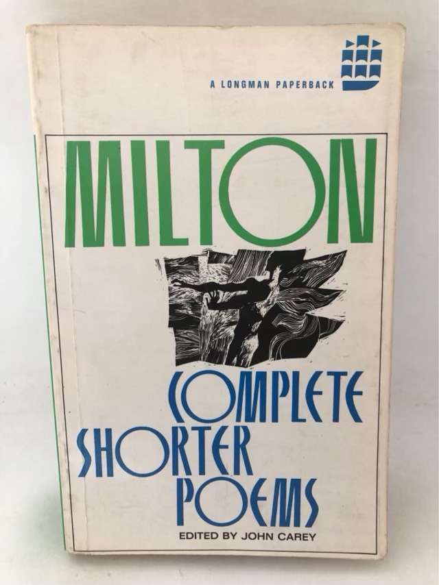 Poetry - Milton Complete Short Stories - John Carey Ed. for sale in ...