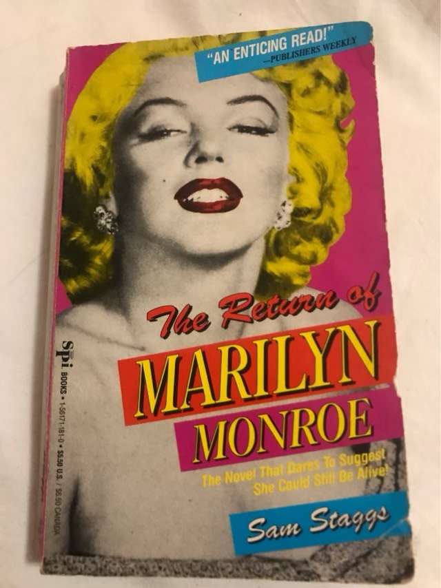 Historical Fiction - The Return of Marilyn Monroe - Sam Staggs for sale ...