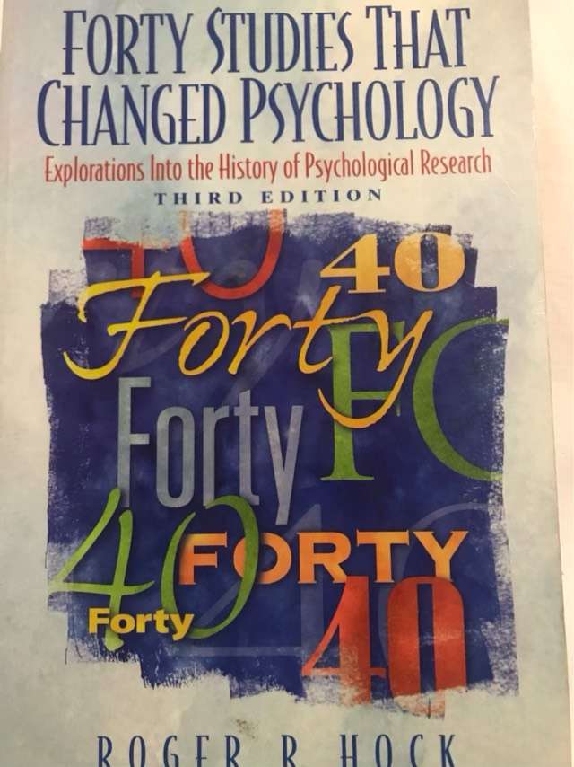 Self Help & Psychology - Forty Studies that Changed Psychology - Roger ...