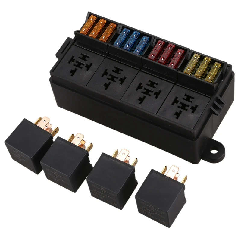 Other Parts & Accessories - 2X 12 Way Blade Fuse Holder Box With Spade ...