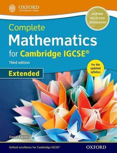 Mathematics - Complete Mathematics for Cambridge IGCSE Student Book - David Rayner for sale in ...