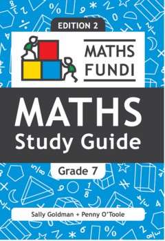 Courses & Study Guides - MATHS FUNDI STUDY GUIDE GRADE 7 ED 2 - FUNDI-MATHS was sold for 250.00 ...