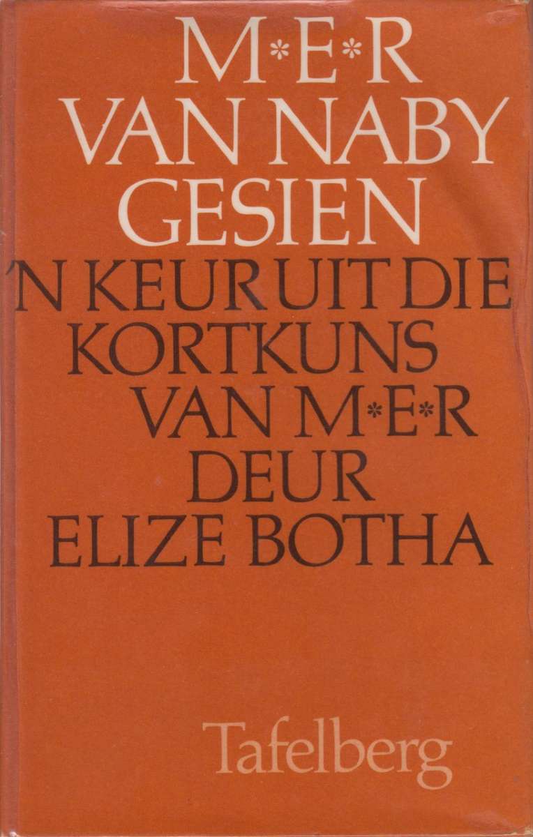 Afrikaans Fiction - MER VAN NABY GESIEN - BOTHA,E for sale in Pretoria ...