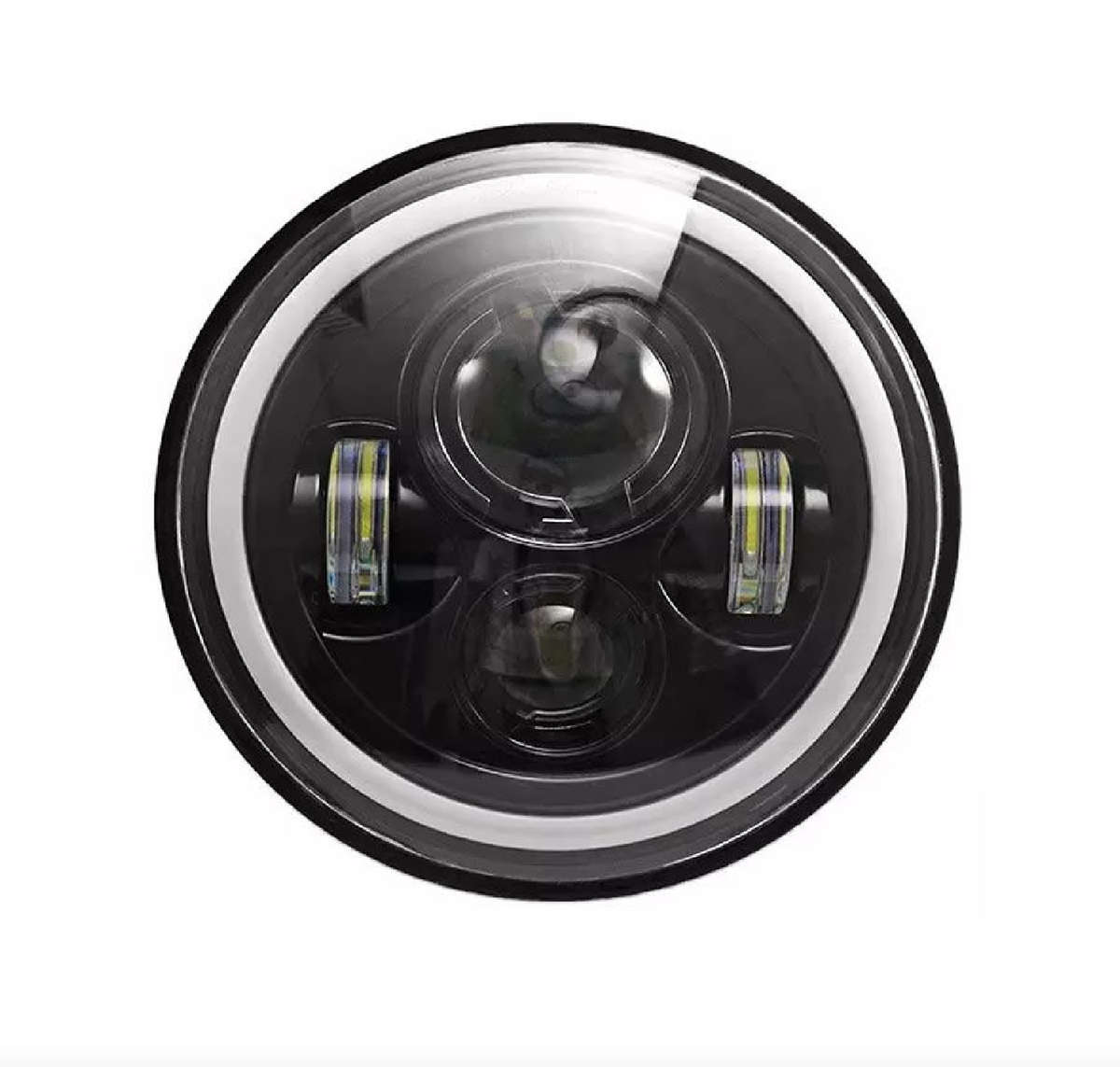 Headlights - 7 Inch Full Ring Round LED Headlight was sold for 115.00 ...