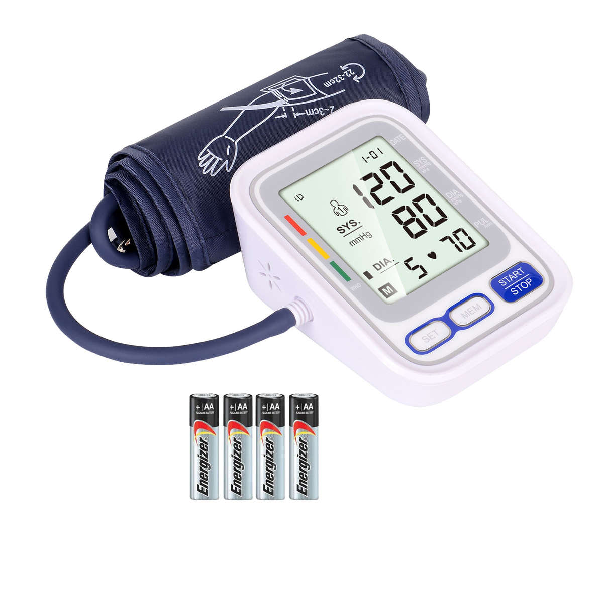Blood Pressure - Digital Blood Pressure Machine - BP Monitor with ...
