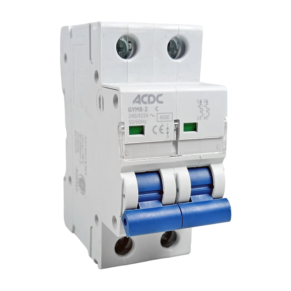 Circuit Breakers & Fuse Boxes - Circuit Breaker 2 Pole C-Curve 4.5KA 6A was listed for 144.00 on ...