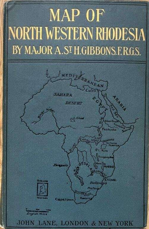 General Fiction - Map of North Western Rhodesia (A Map of the Upper ...