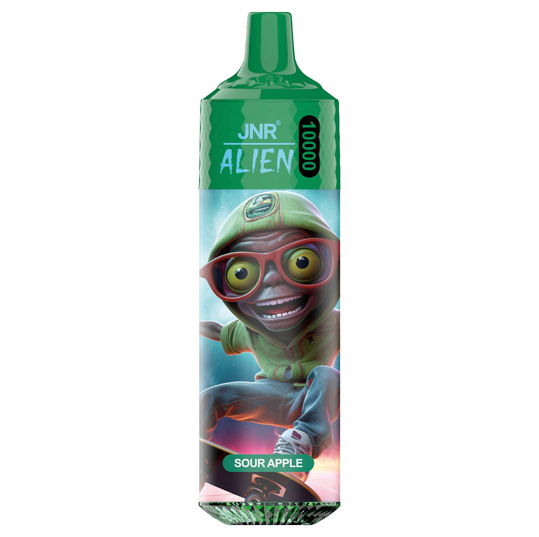 Unusual Items - JNR Alien 10 000 Puffs 5% Disposable Vape - Sour apple ...