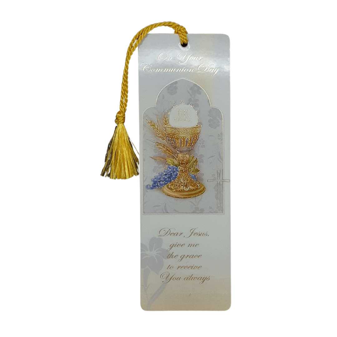 Deities, Statues & Plaques - First Holy Communion Bookmark for sale in ...