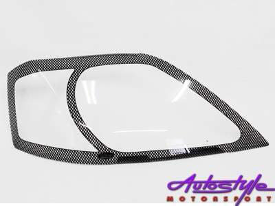 Headlights - Nissan NP200 Carbon Fibre Look Headlight Shields was sold ...