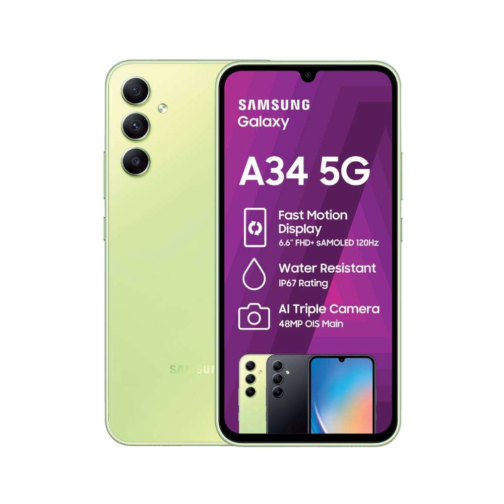 Power Banks - SAMSUNG Galaxy A34 5G 128GB (CPO) + FREE R500 Engen Fuel ...