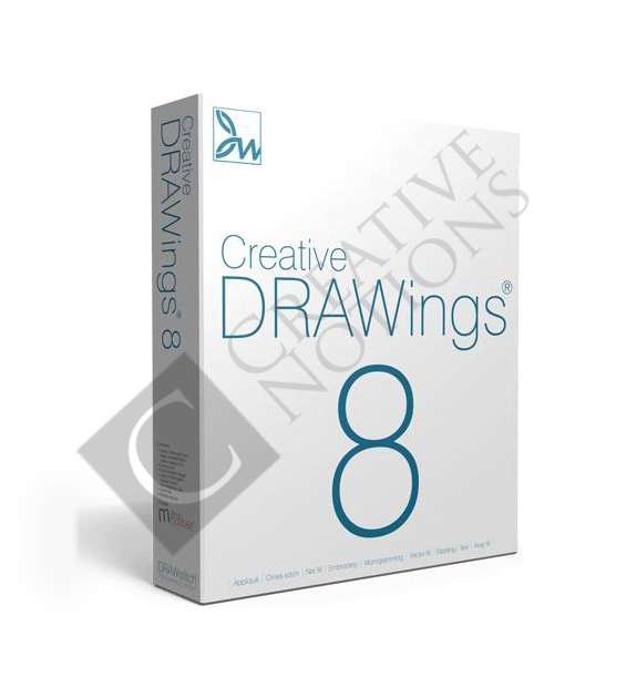 Digitalising Software - Creative DRAWings 8 Embroidery Software (Full ...