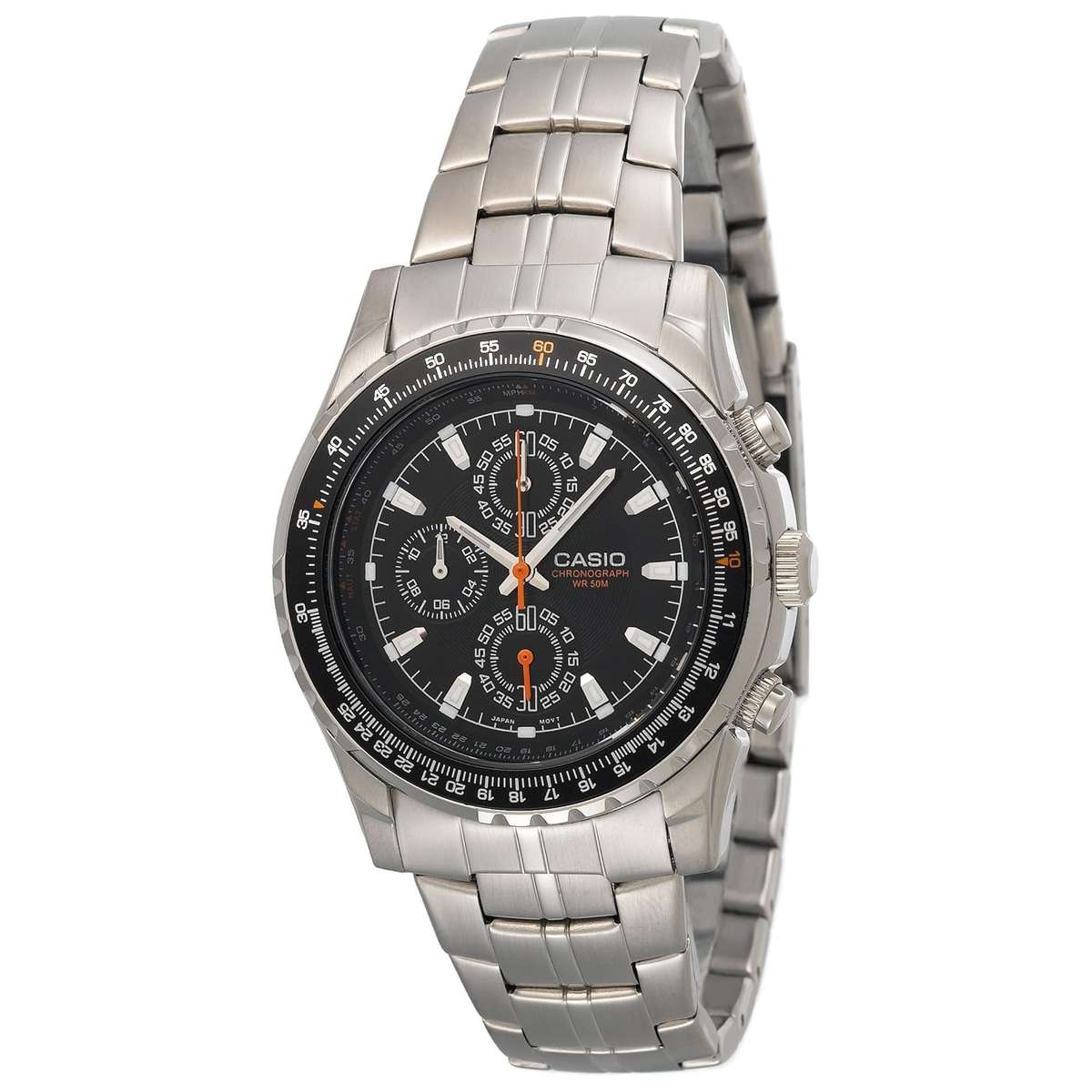 Men's Watches - Casio Men's MTP4500D-1AV Slide Rule Bezel Analog ...