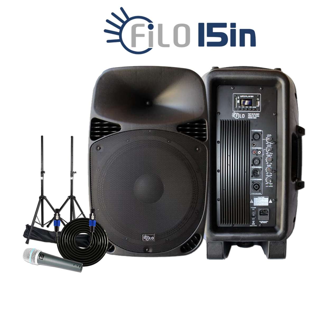 PA Speakers - Filo 15" Active plus Passive Set (Open Box) for sale in ...