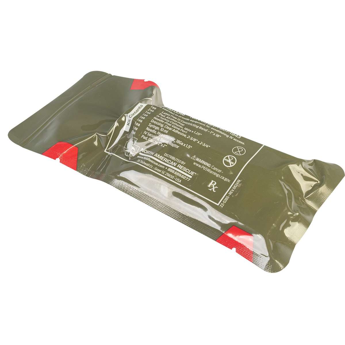 First Aid Kits - North American Rescue Needleless Saline Lock Kit for ...
