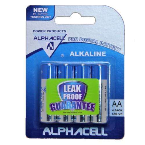 Single Use Batteries - Alphacell AA Alkaline Pro Digital Battery for ...