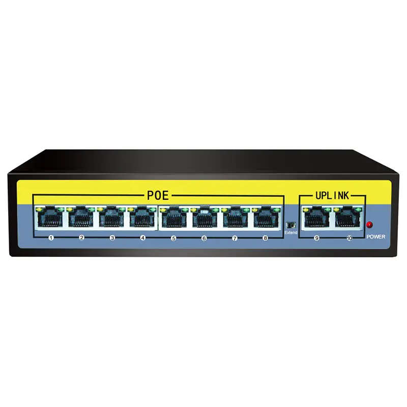 Hubs & Switches - Govision 8 Port Standard POE with 2 Up-Link Ethernet ...