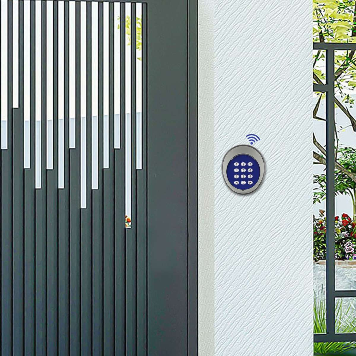 Smart Locks - Wireless Keypad For Sliding Gate Opener With Waterproof ...