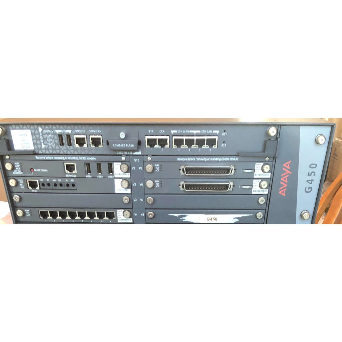 Networking and Telecom Tools - AVAYA G450 Media Gateway with 2-MP80, 2 ...
