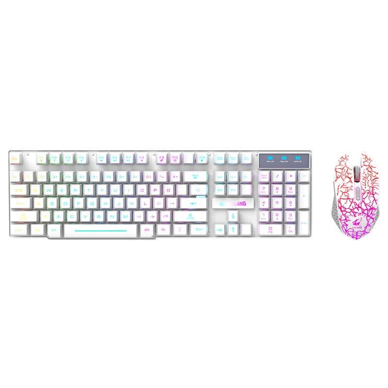 Keyboards & Mice - Olive Tree - 2.4G Wireless Rainbow Mechanical Feel ...