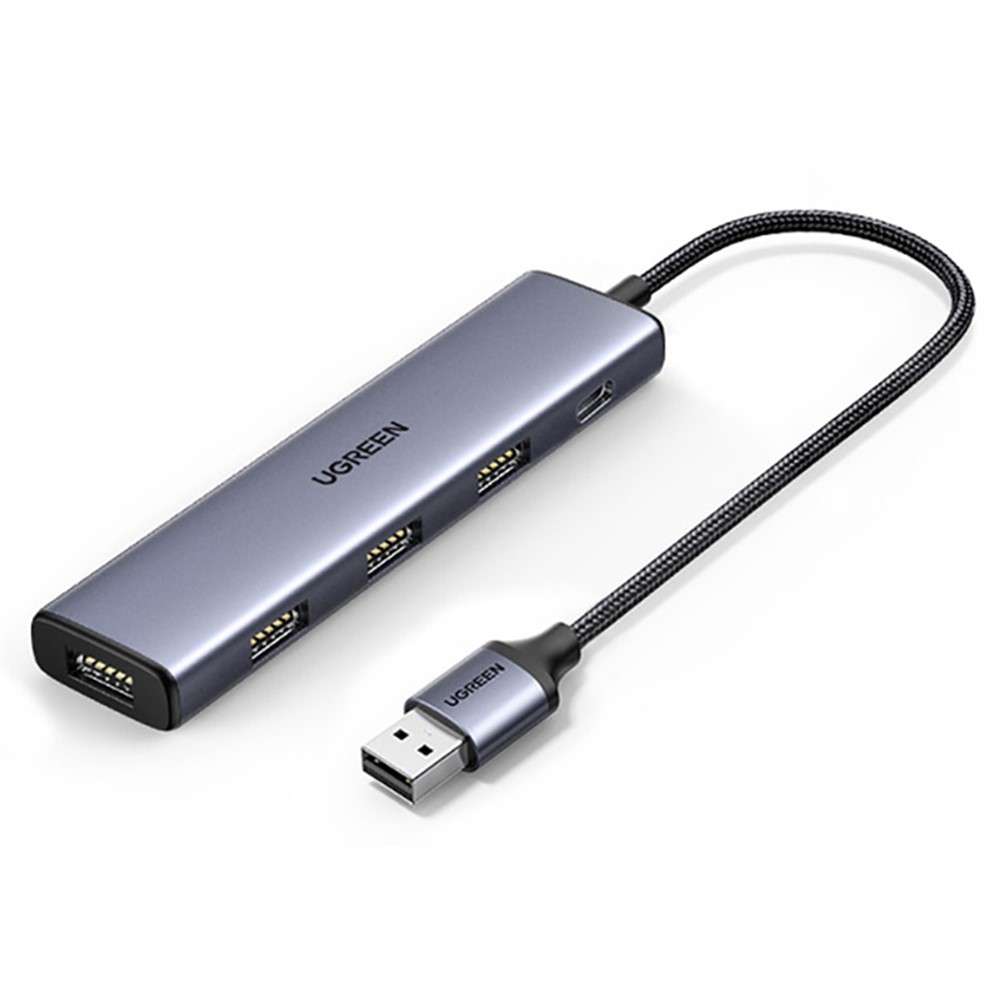 USB Hubs - UGREEN 20805 5 in 1 USB to 4-USB + Type C Adapter 5V 2A ...
