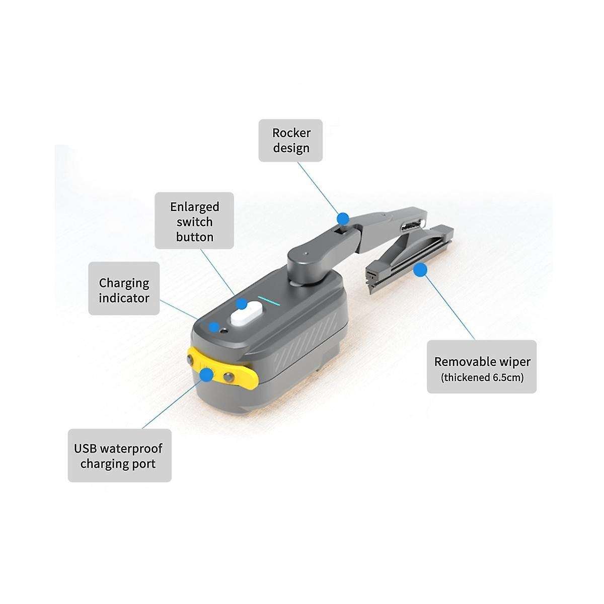 Other - 1200mah Motorcycle Helmet Electric Wiper Motor Helmet ...