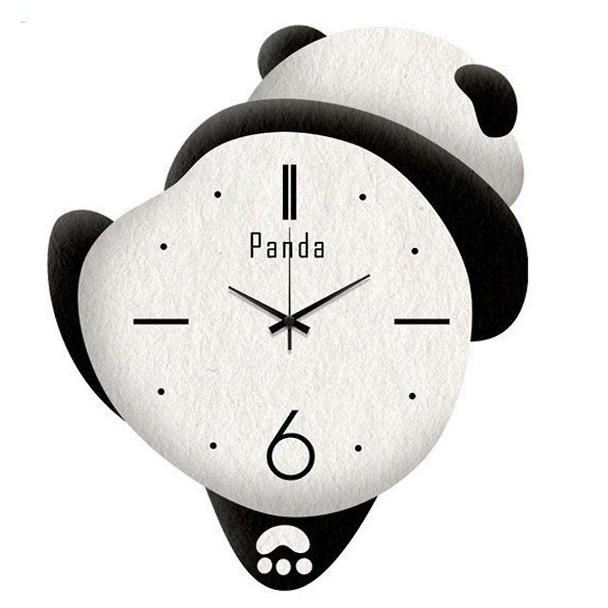Other Home & Living - Cute Panda Clock Home Bedroom Cartoon Clock ...