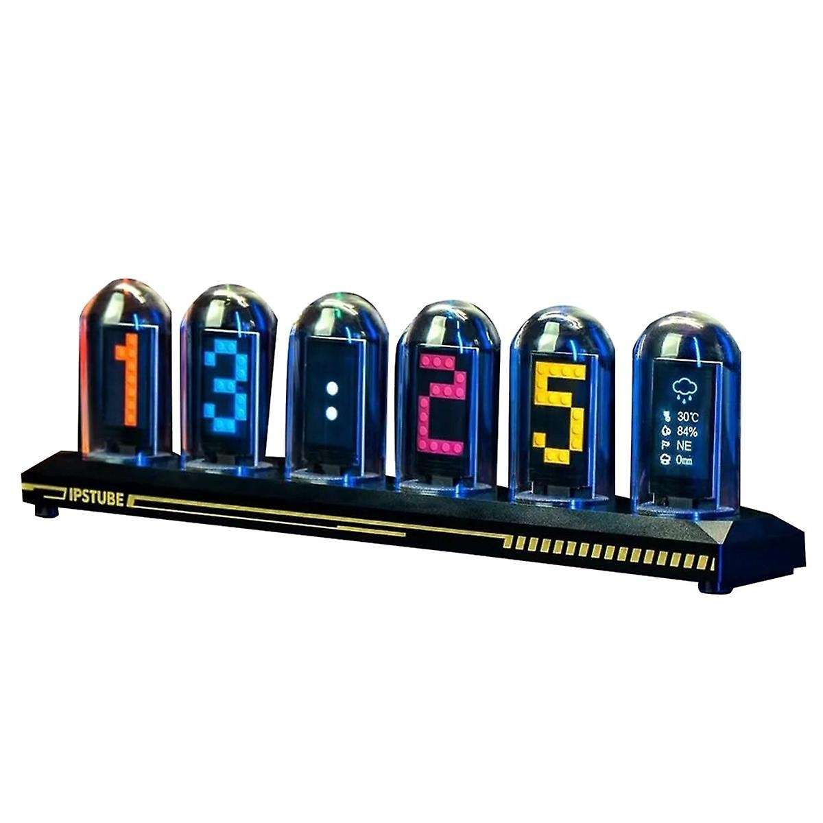 Other Home & Living - DIY LED Nixie Tube Clock RGB IPS Color Screen ...