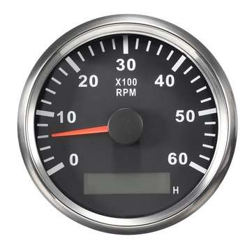 Other Engine - 12/24V 85mm 6000 RPM Boat Meter Tachometer Hourmeter ...
