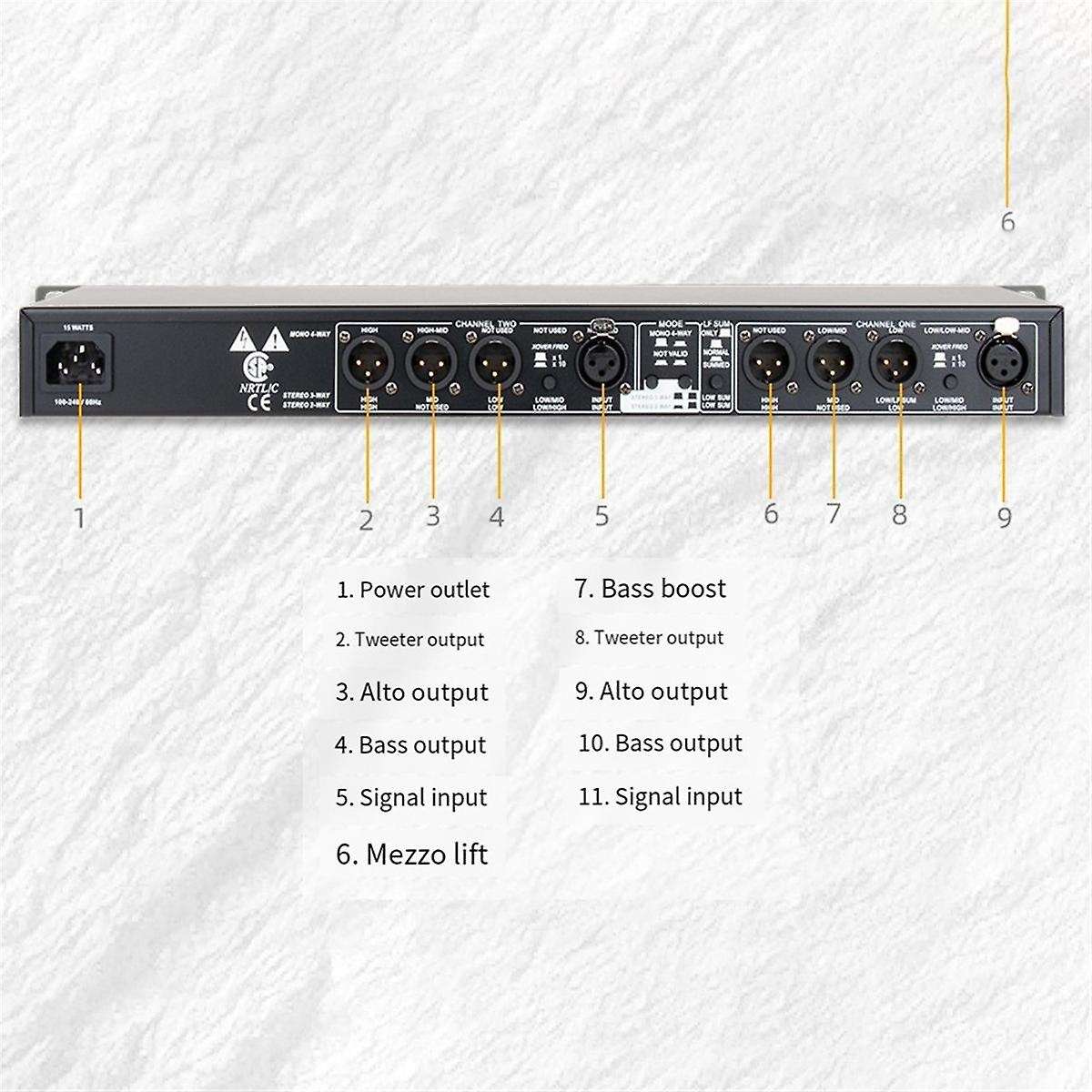 Other - 234XL Stage Crossover Professional Bass 2 Crossover 3 Crossover ...