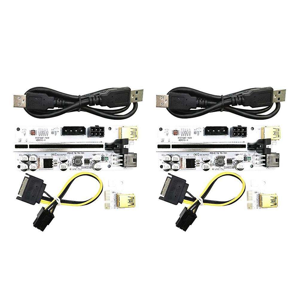 Other Electronics - 2pcs Ver010-x Riser Pci-e X1 to Pcie X16 Graphics ...