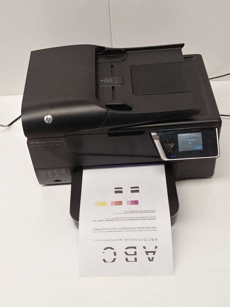 Printers - HP office jet 6700 premium all in one print was sold for 589 ...