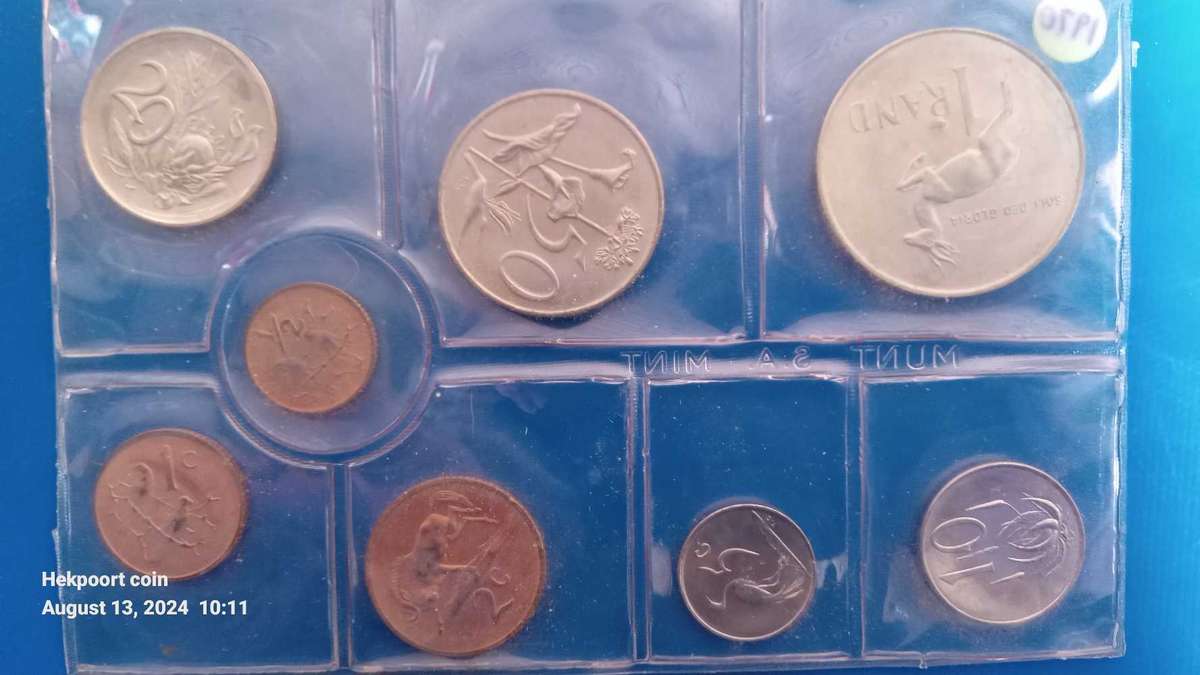 Collections & Lots - SOUTH AFRICAN MINT SET 1970 A was sold for 191.00 ...