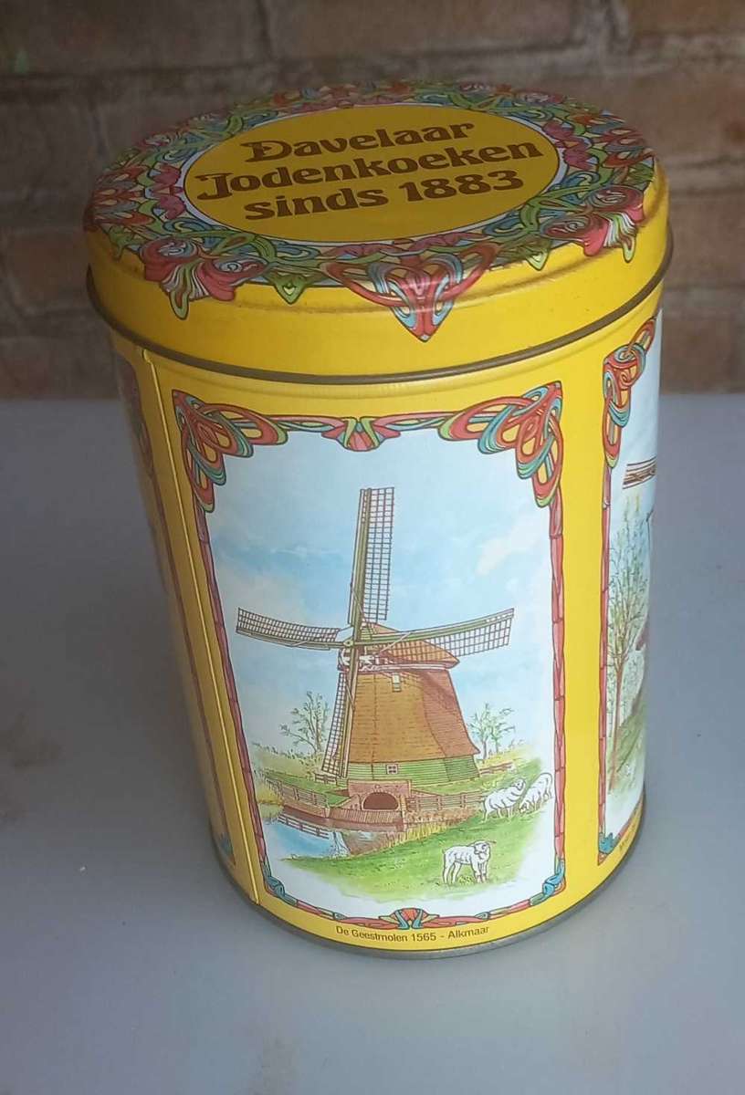 Tin - Davelaar jodenkoeken tin was listed for 50.00 on 31 Jul at 10:17 ...