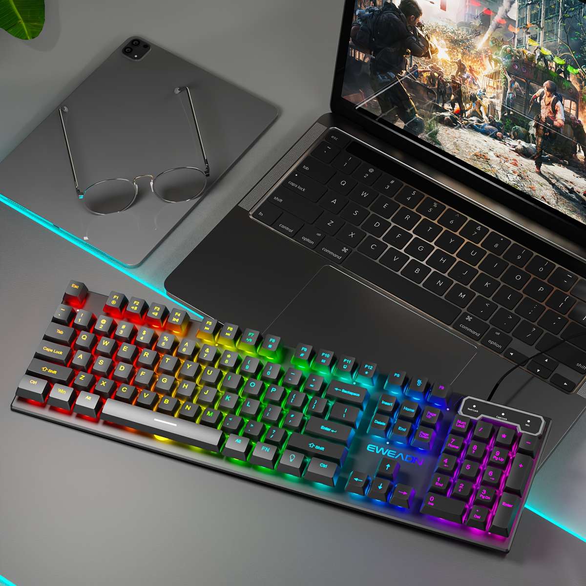 Keyboard & Mouse Bundles - Ergonomic Soft Touch Texture For Business ...