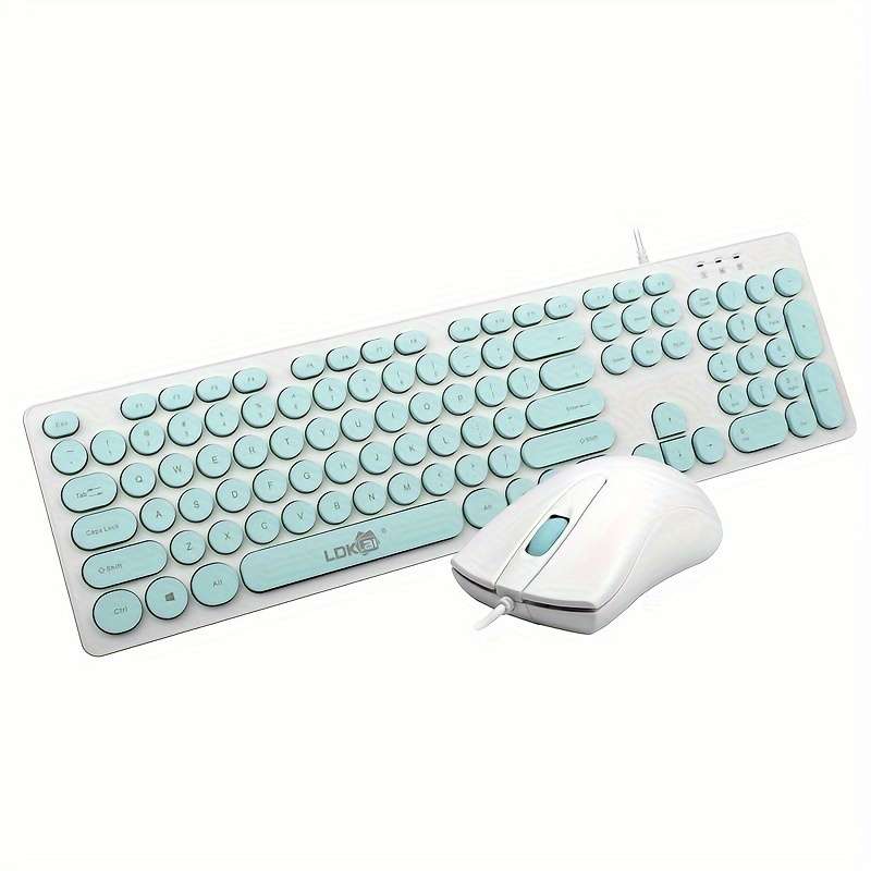 Keyboards & Mice - keyboard color Keyboard add Mouse White And Blue was ...